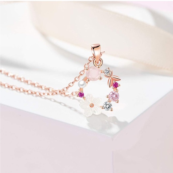 Amanda Blu | Jewelry | Amanda Blu Rose Gold Pearly Cubic Zirconia ...